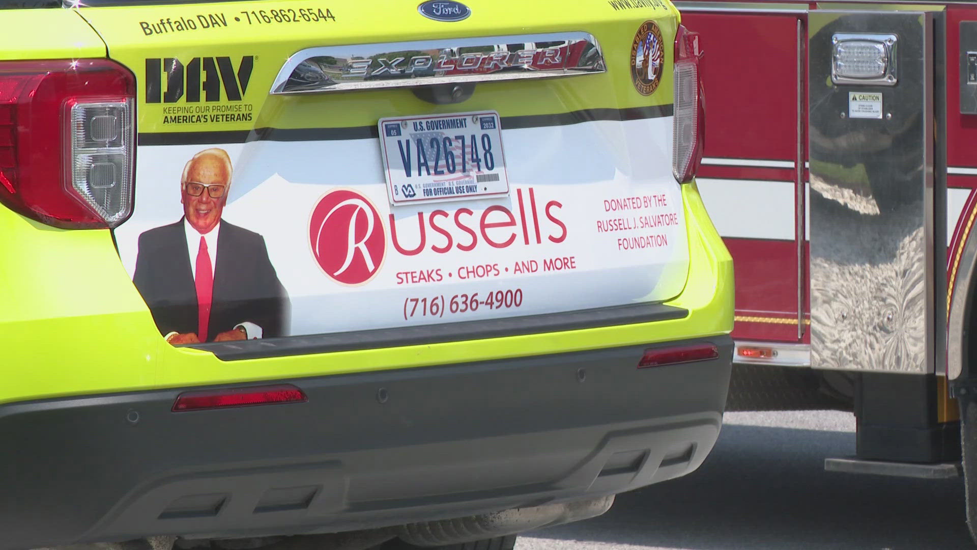 Russ Salvatore donates 7 vehicles to group that serves veterans