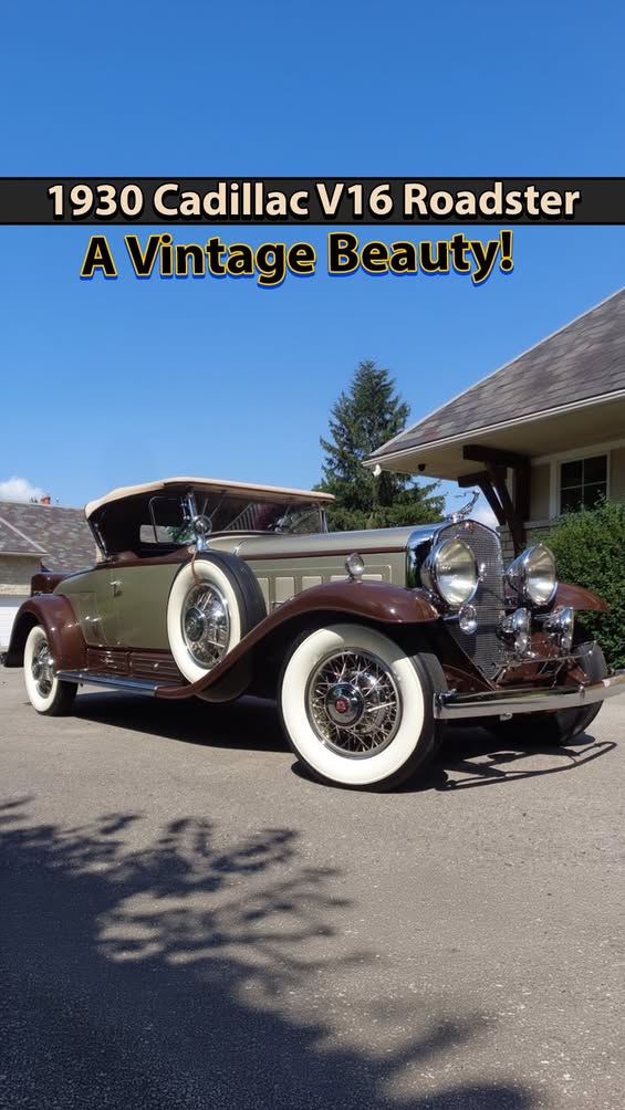 The Power of a 1930 Cadillac V16 Engine 🔥