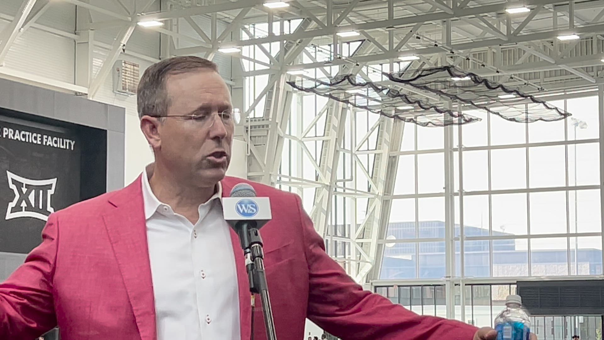 UC Head Coach Scott Satterfield IPF Ribbon Cutting
