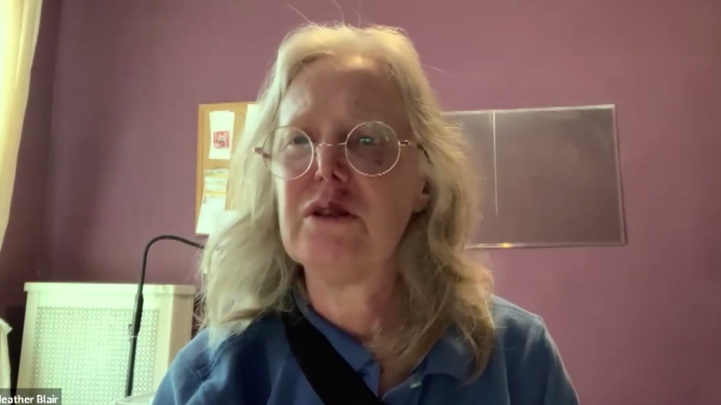 Woman speaks after being hit by car that sped through Chicago anti-ICE ...