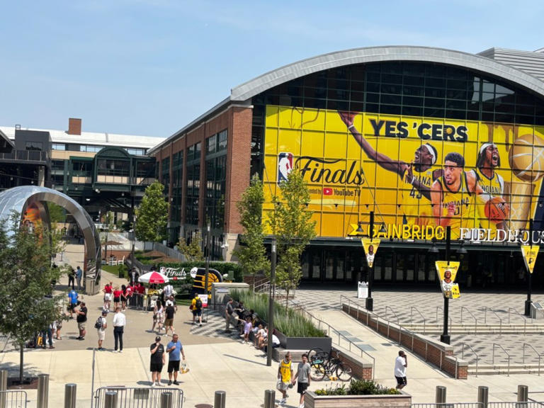 Excitement building in downtown Indianapolis ahead of Game 3 of NBA Finals
