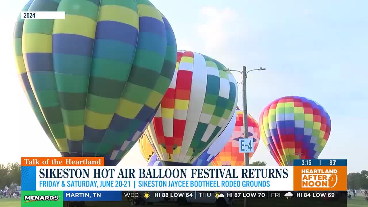 Sikeston Hot Air Balloon Festival returns for third year