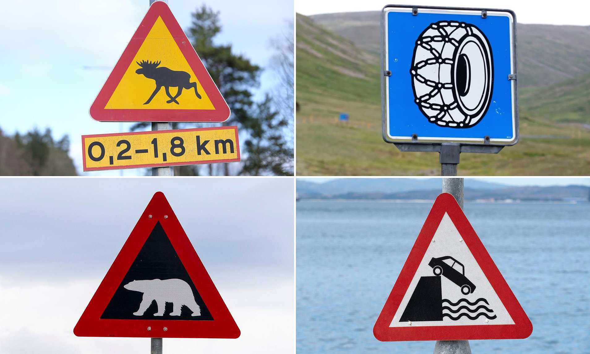 Europe's most misunderstood road signs