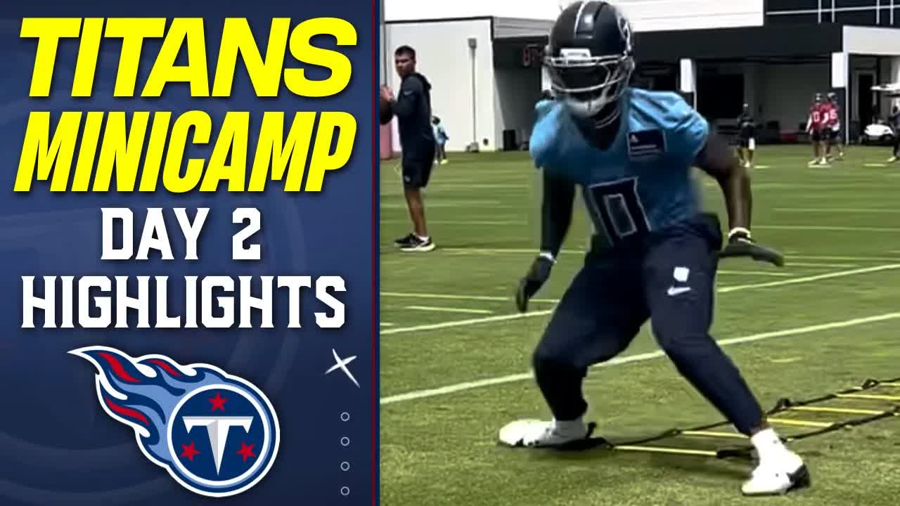a to z sports nashville: tennessee titans wide receiver minicamp day 2 ...