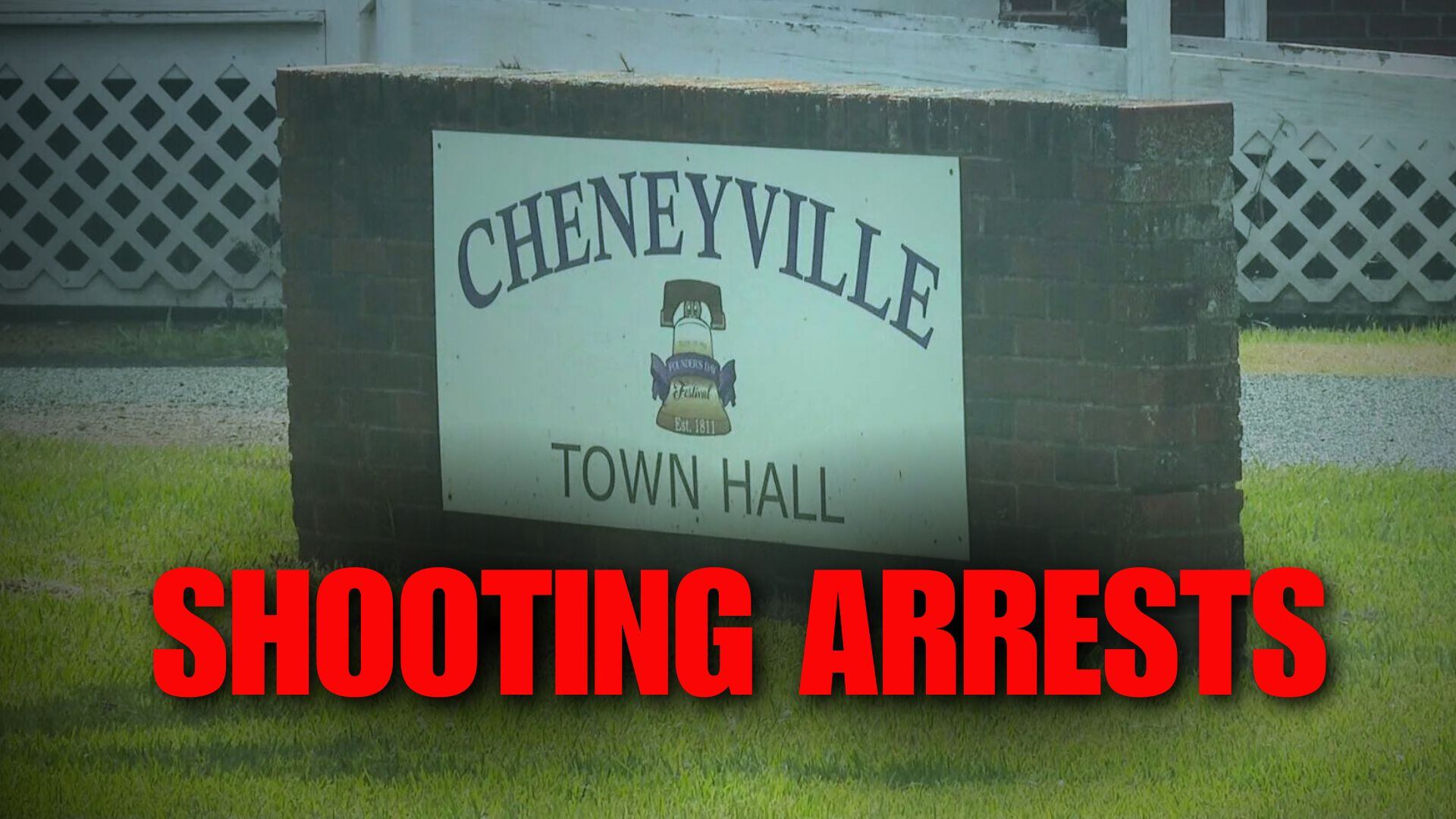 7 arrested in connection to shooting near Cheneyville Town Hall