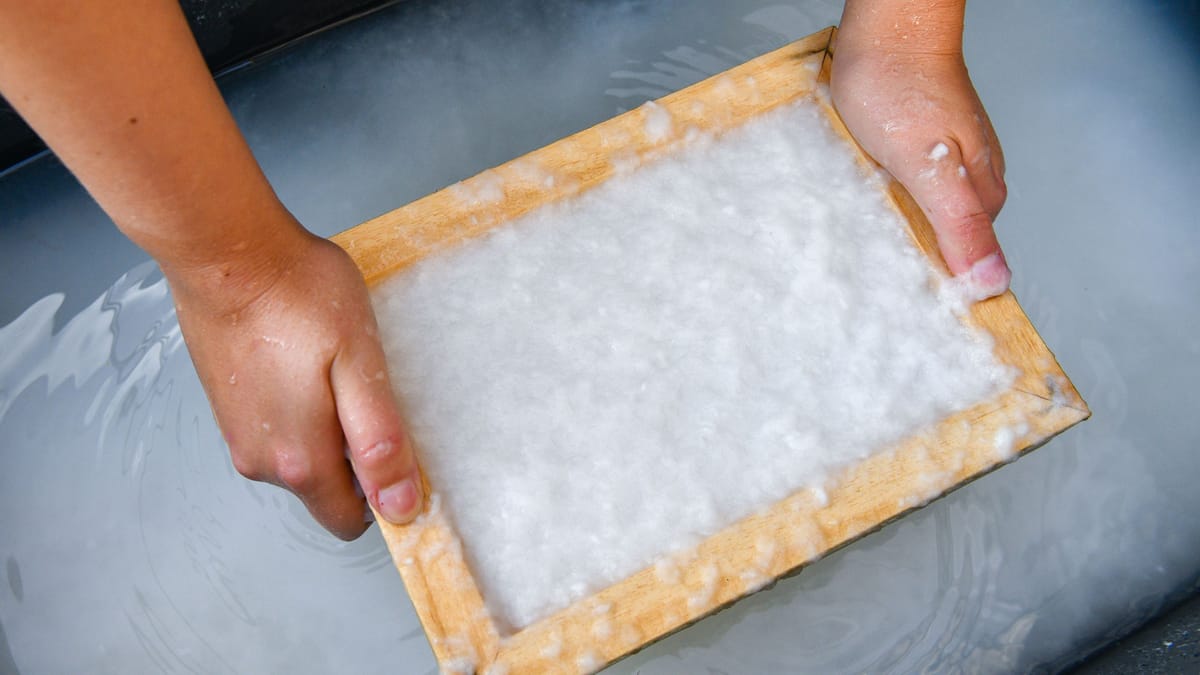 Papier selber machen Schritt für Schritt: DiY-Anleitung für zu Hause