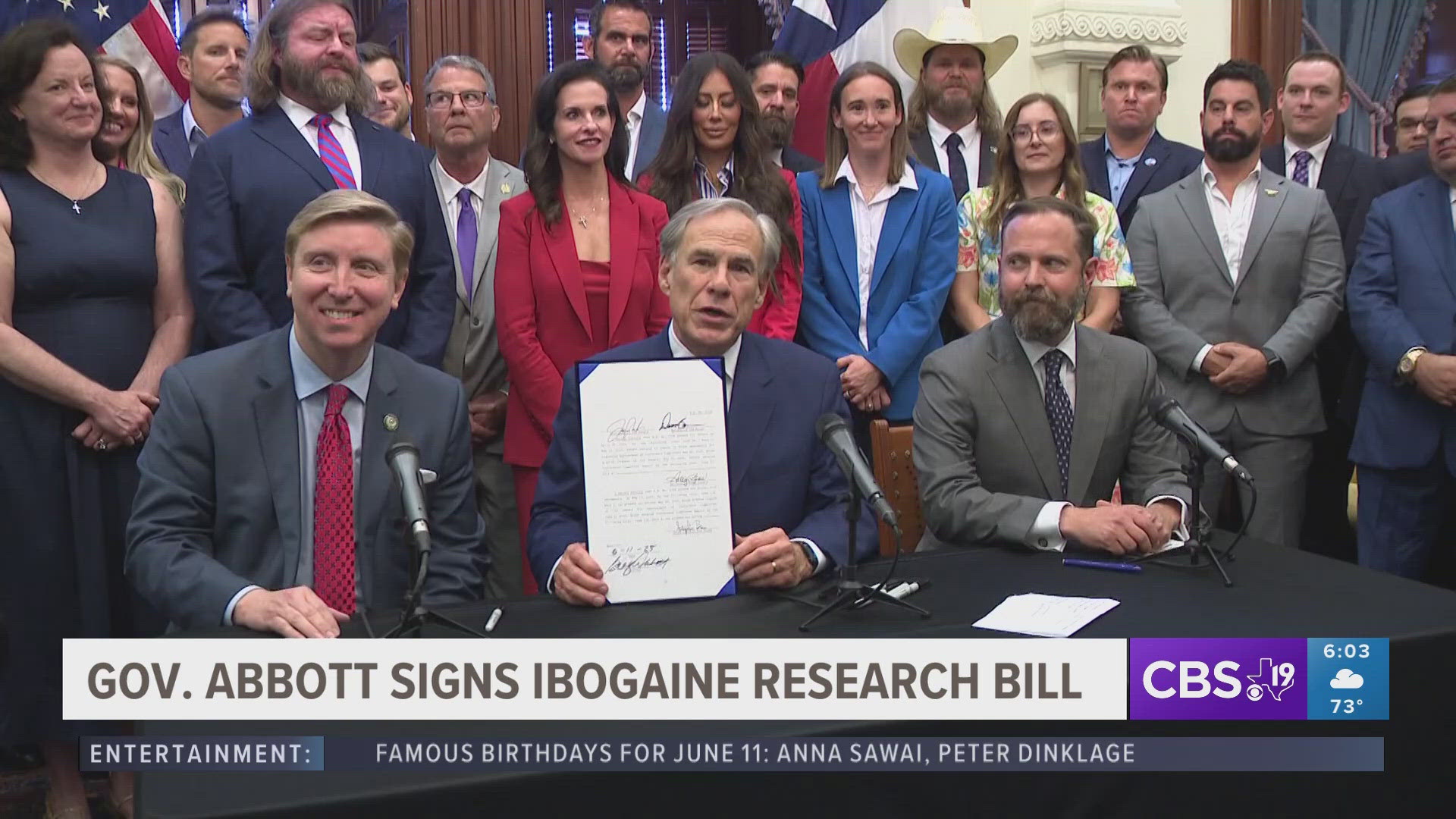 Gov. Abbott signs bill approving funds for Ibogaine research in Texas ...