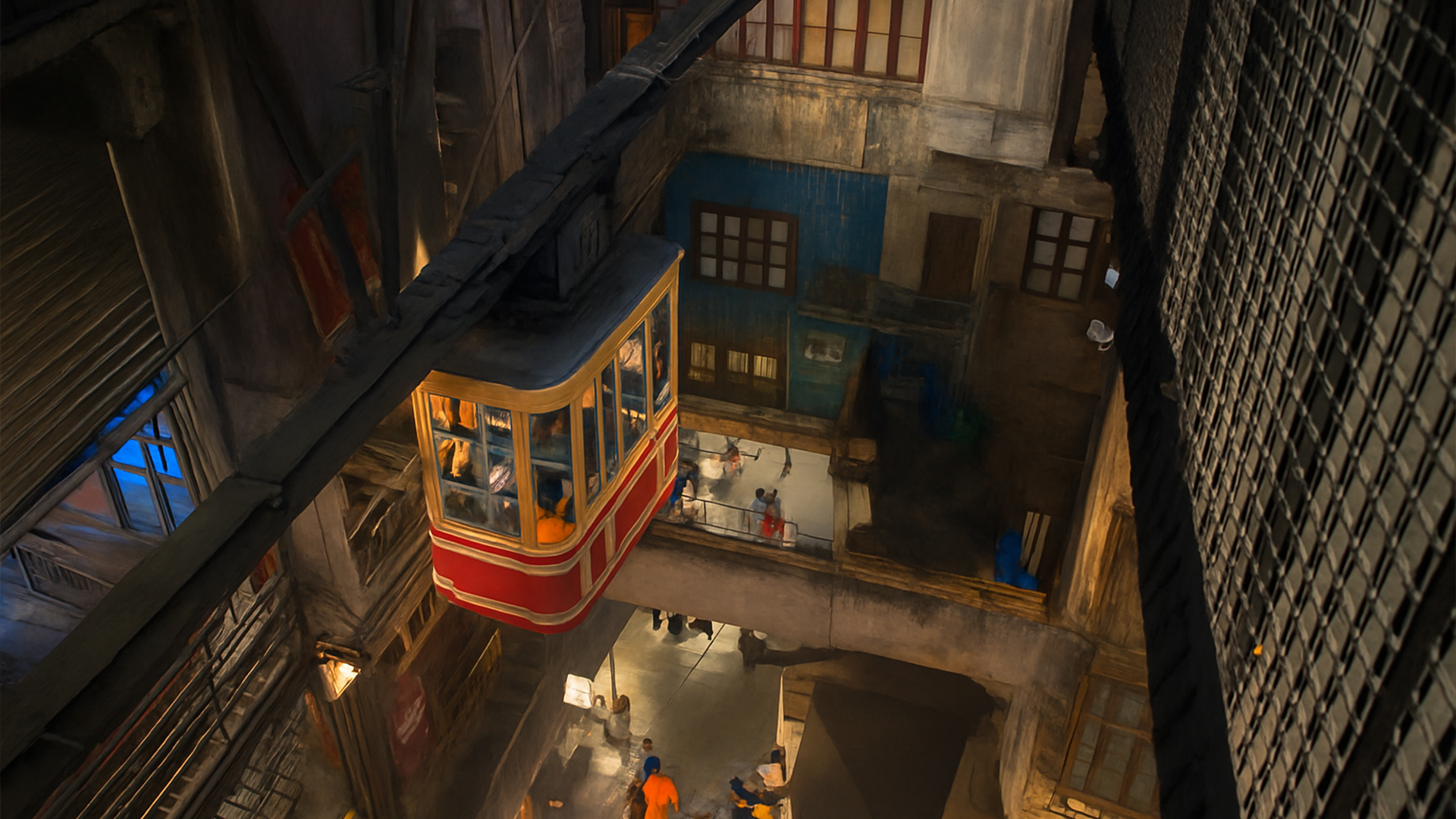 China baute eine riesige traditionelle Indoor-Stadt – inklusive Sky Train