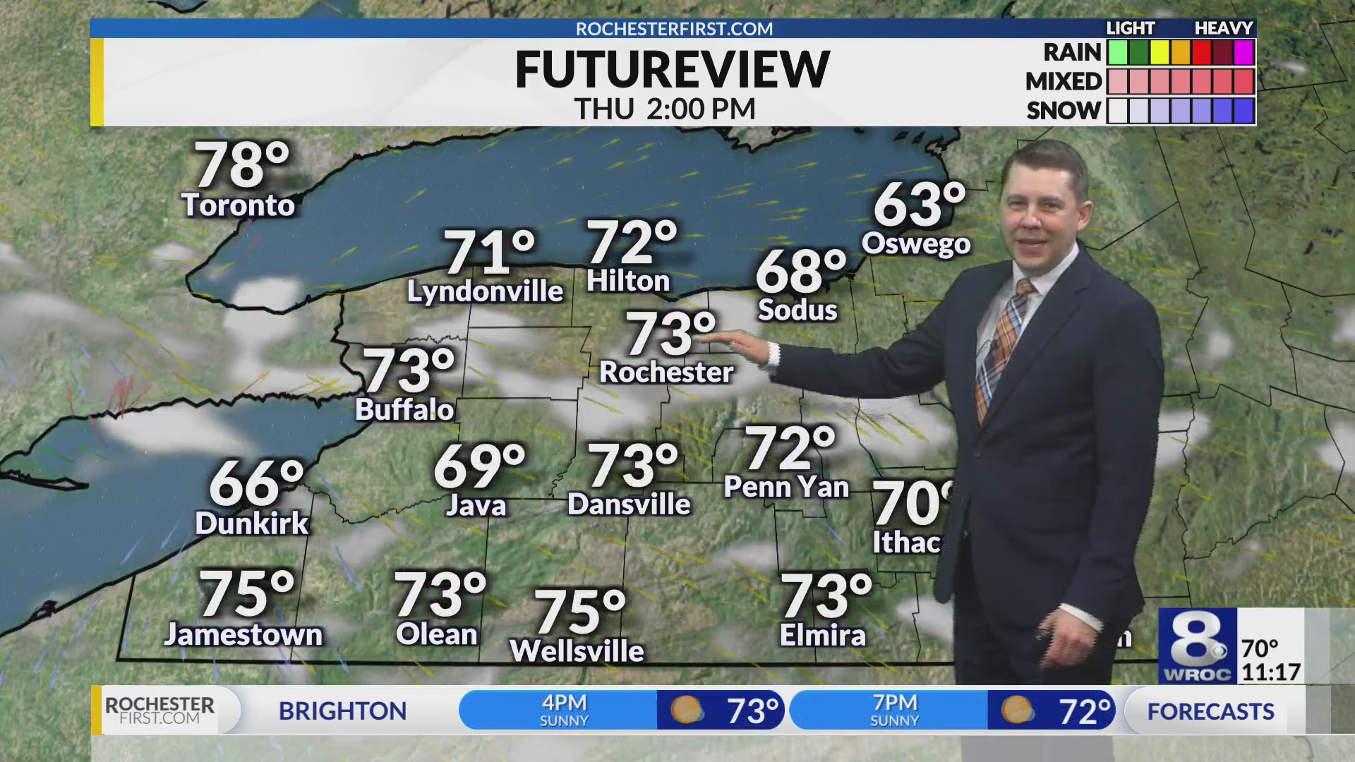 Rochester's Wednesday overnight weather forecast