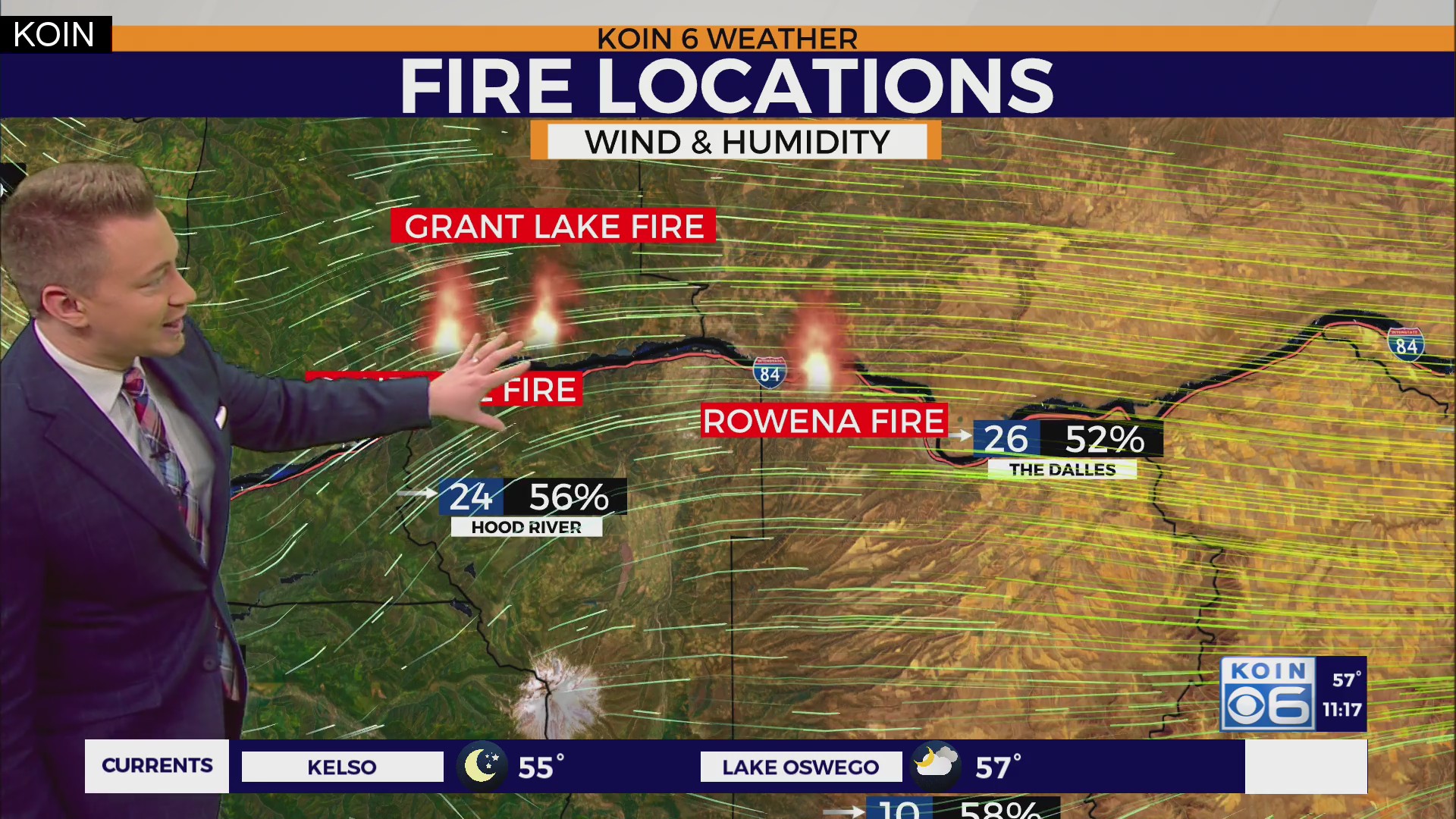 Latest wildfire weather forecast