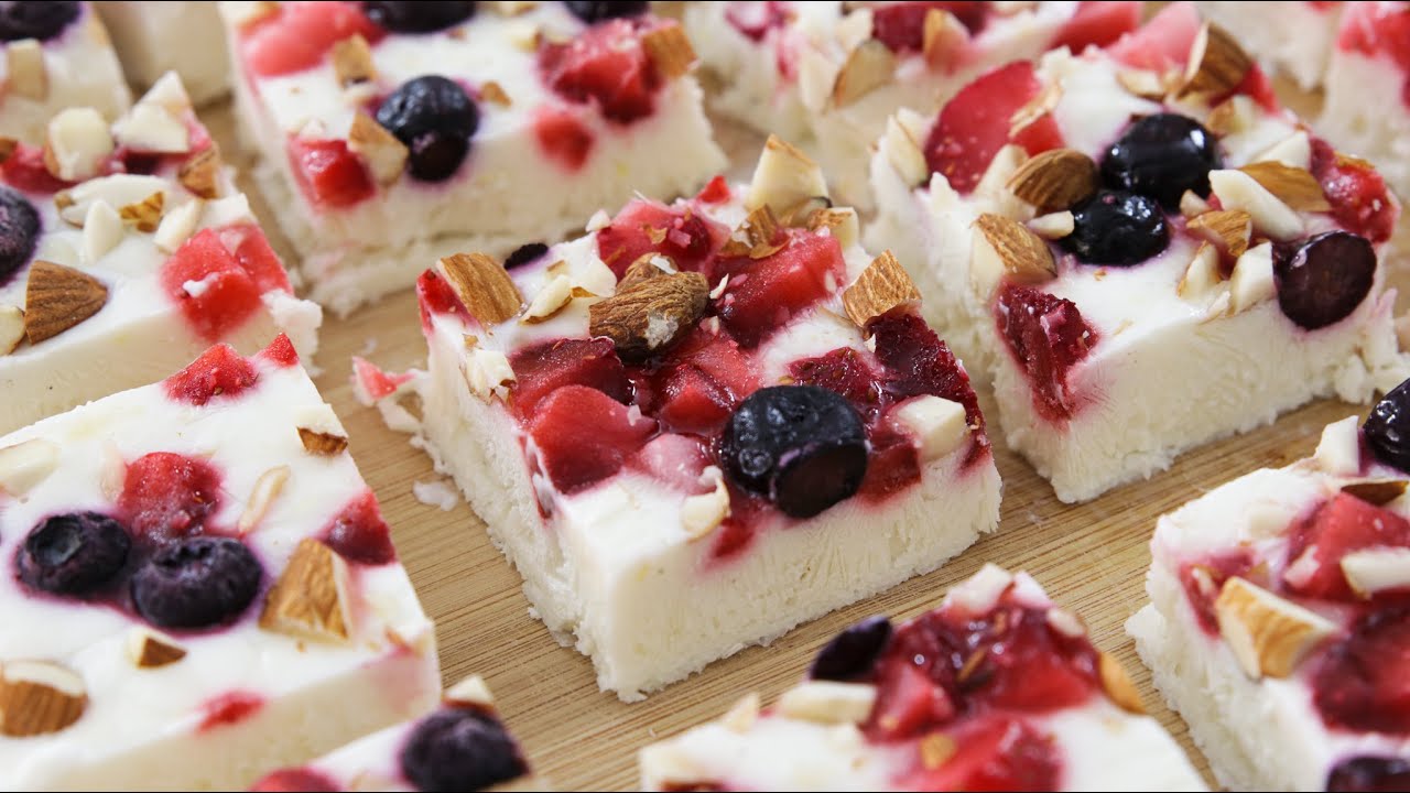 Frozen Yogurt Bars Recipe | Healthy, Easy & Quick