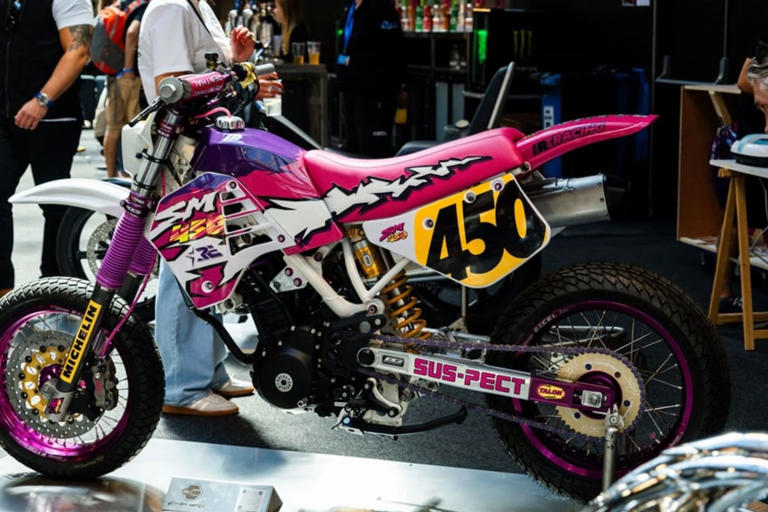 Modified Royal Enfield Guerrilla 450 Is A Grunge 90's Inspired Supermoto