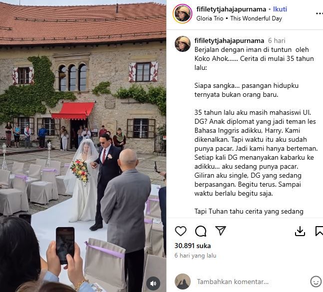 Adik Ahok Dinikahi Anak Diplomat, Fifi Lety Sebut Kisah Cintanya Kayak ...