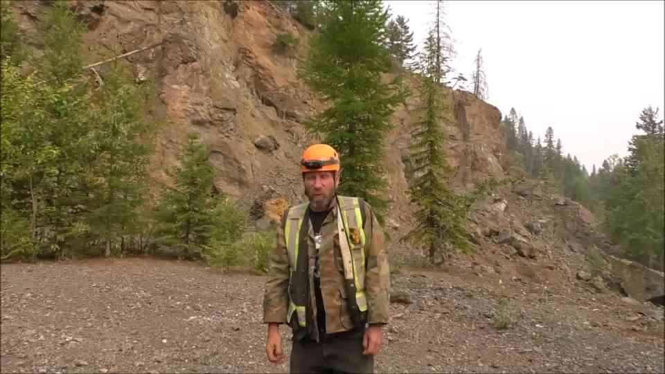 Ice Waterfall Discovered Underground at Rawhide Mine