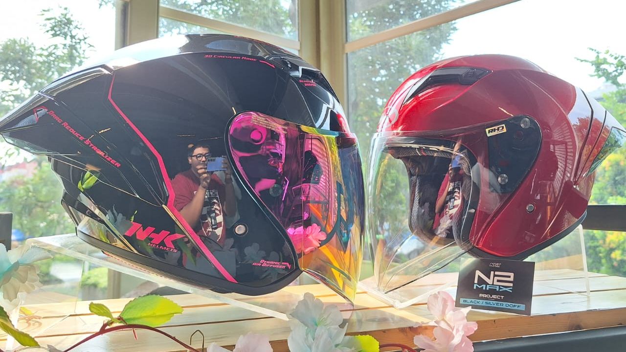 NHK Luncurkan Dua Helm Half Face Baru, Desain Keren Harga Cuma Segini