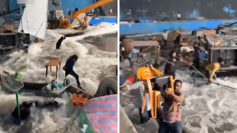 Major Accident On Ram Charan’s 'The India House' Set: Water Tank Burst ...