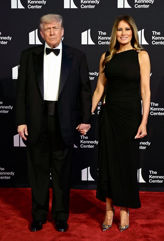 Melania Trump is glowing as she makes rare red carpet appearance with ...