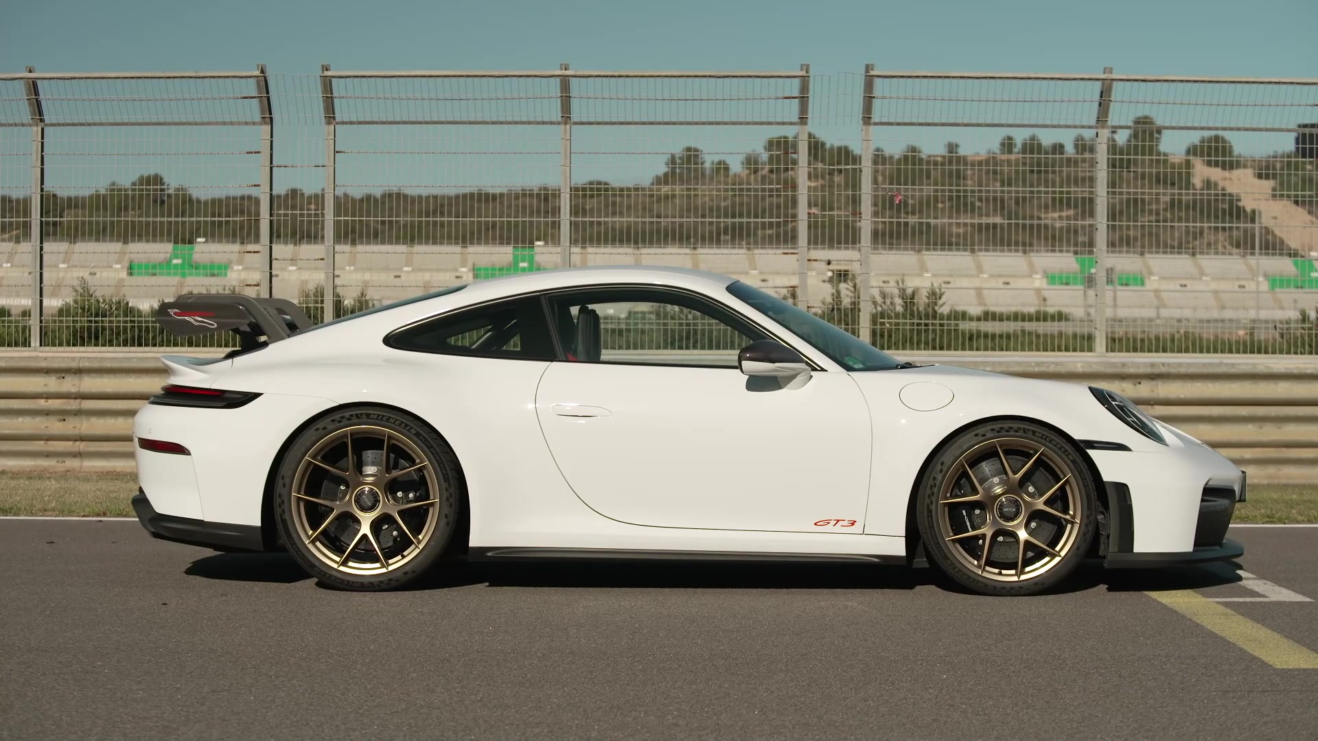 Porsche 911 GT3 Design preview in white Media Drive Sevilla