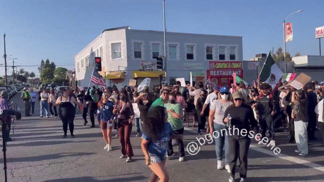 Protesters Dance in LA Streets During Anti-ICE Protests