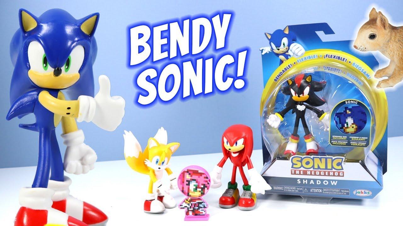 Sonic The Hedgehog Toys Bendable Action Figures Review Jakks Pacific