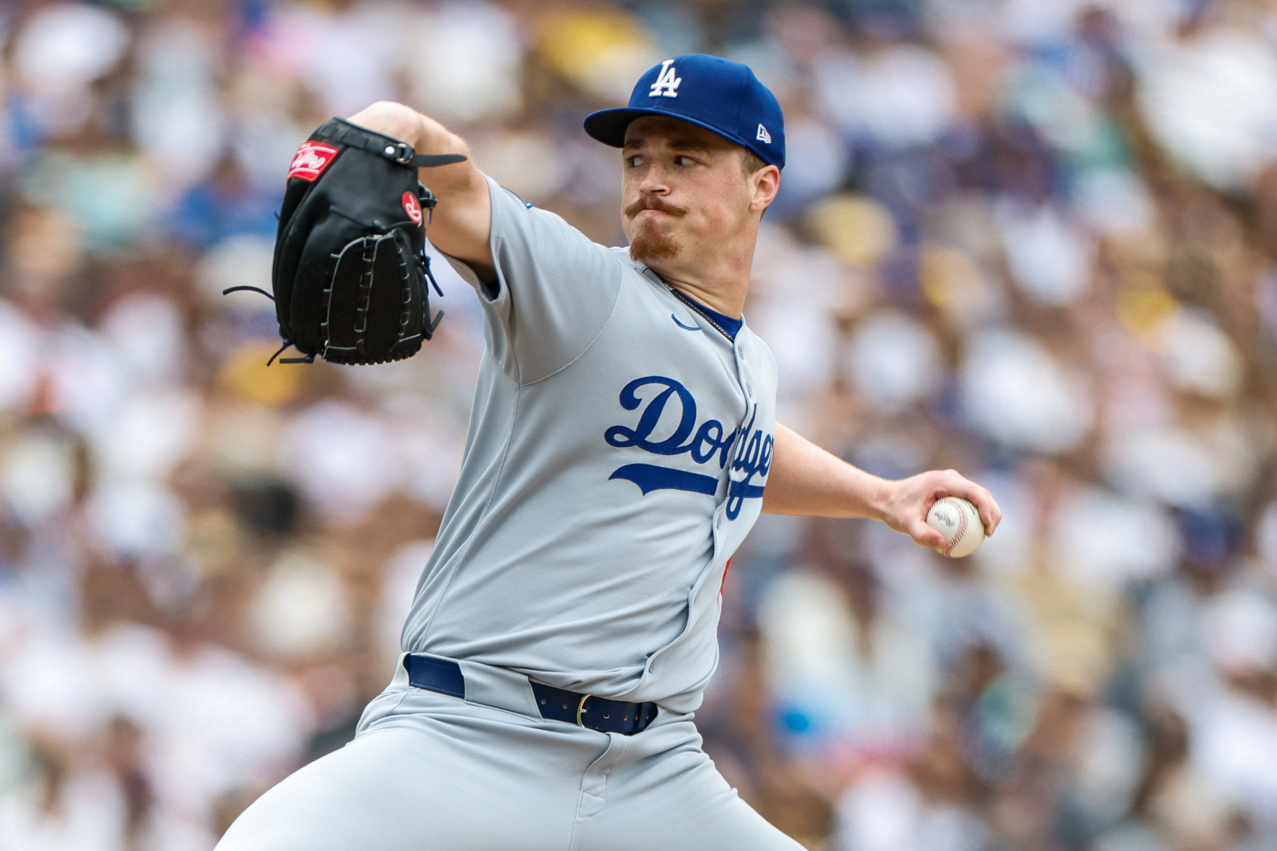 Seven relievers lead Dodgers to win over Padres