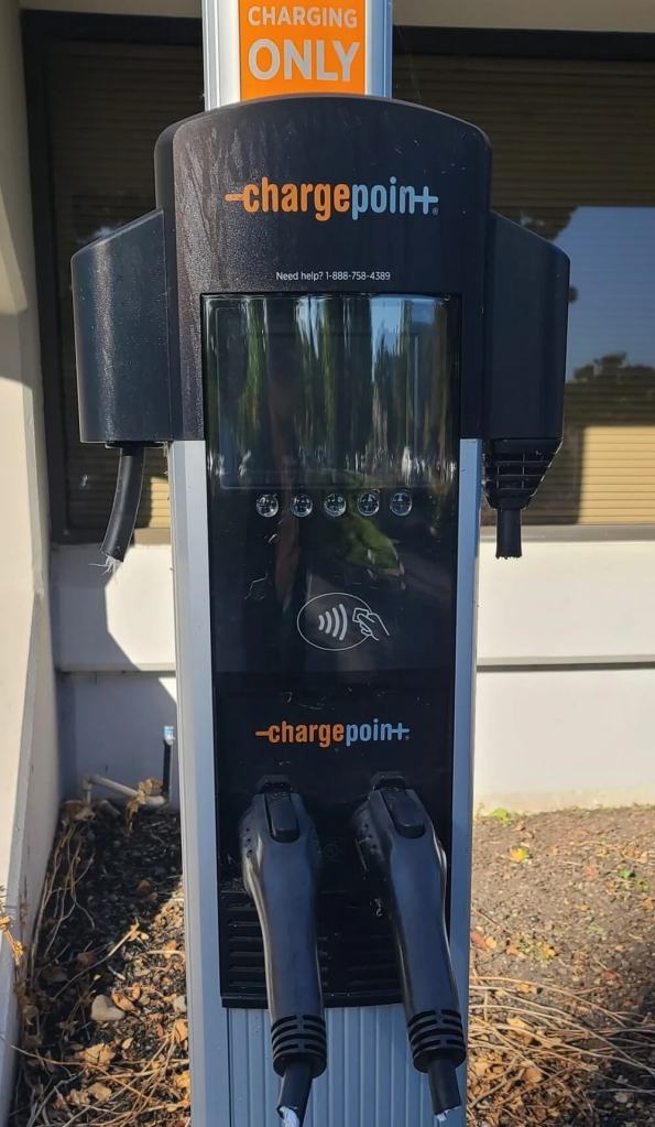 Driver baffled after discovering bizarre scene at EV charging station ...