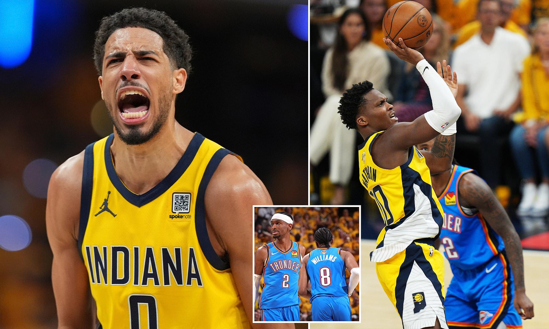 Pacers ride deafening Indiana crowd as Tyrese Haliburton inspires ...