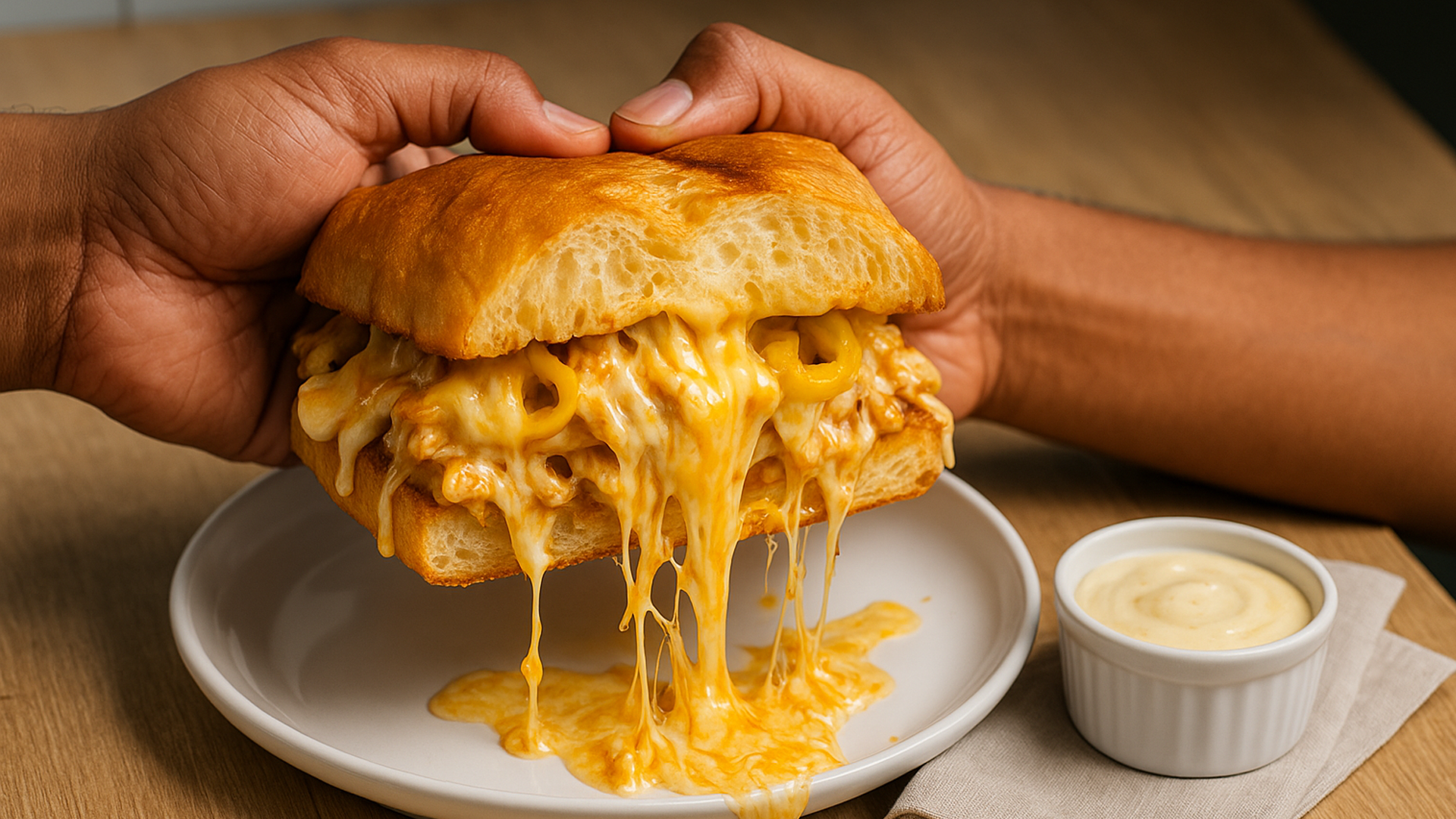 How To Make Melty Cheese Sandwich | Gooey, Crispy & Overflowing With Flavor