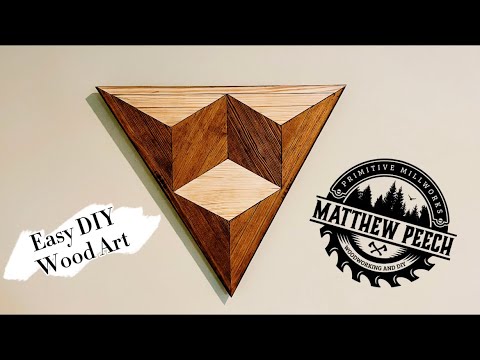 Easy 3D woodworking art | Step by Step Guide!