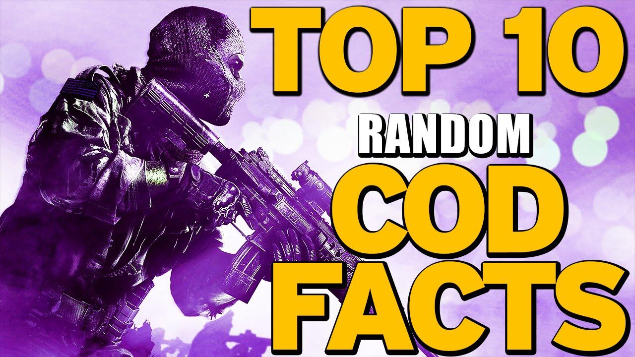 Top 10 "random Cod Facts" In Cod History (top 10 - Top Ten) "call Of ...