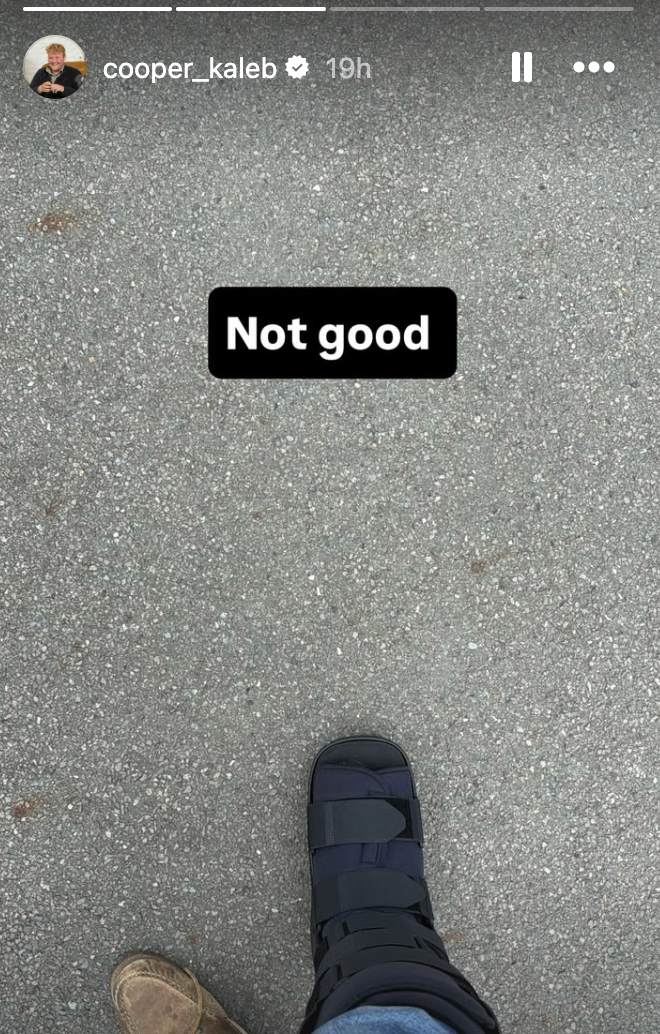 Clarkson’s Farm star Kaleb Cooper says he’s ‘not good’ after painful injury