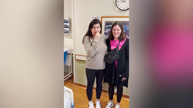 Grandmas Excitedly Meet Newborn Granddaughter For First Time | Happily TV