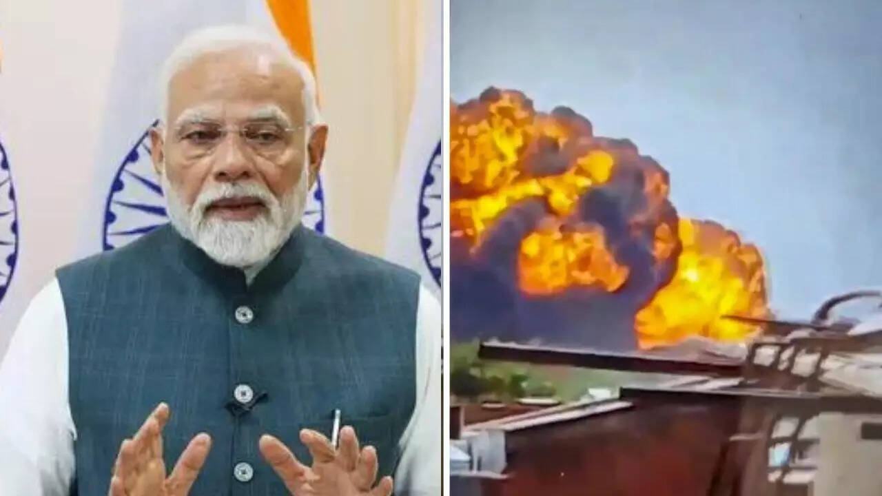 Gujarat plane crash: PM Modi expresses shock; calls accident ...
