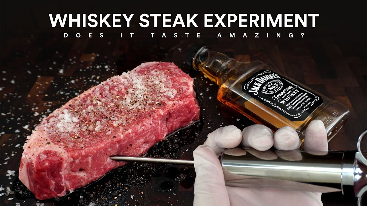 Whiskey steak experiment!