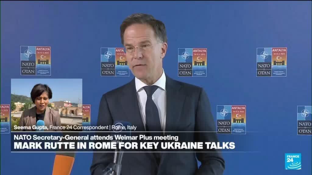 NATO chief in Rome for key Ukraine talks
