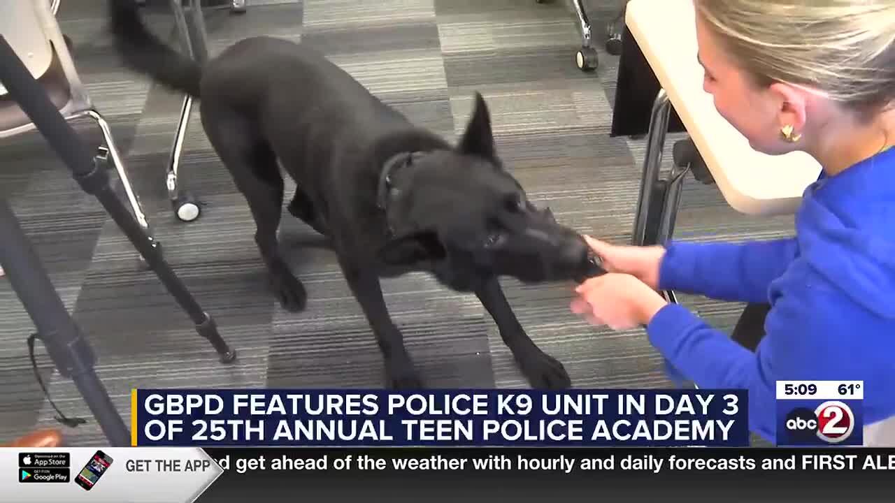 K9 officers take over Teen Police Academy