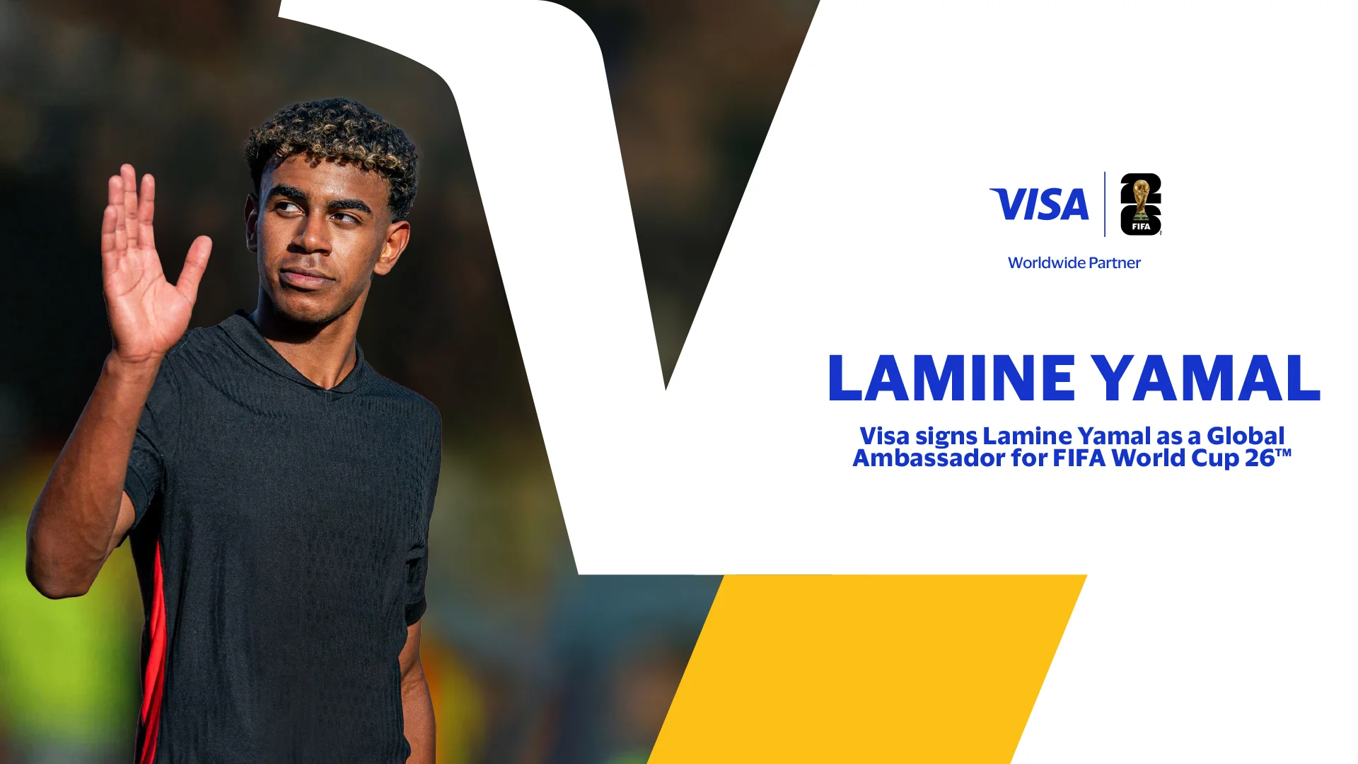 Lamine Yamal named visa ambassador for FIFA World Cup 2026