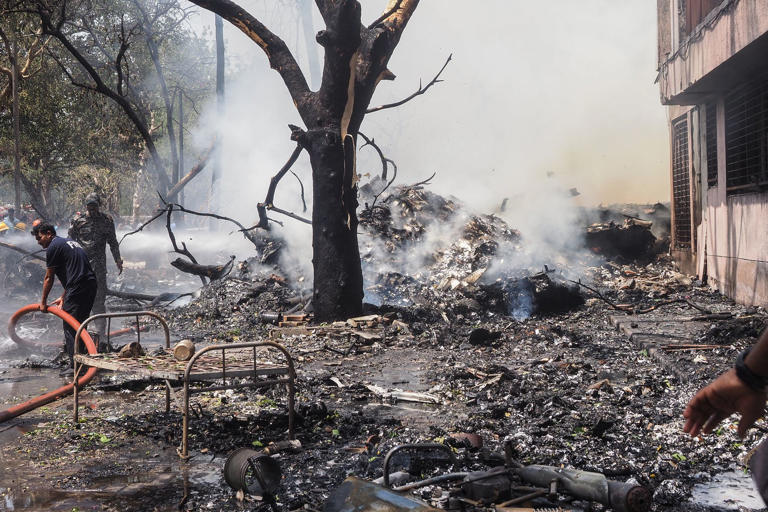 Air India plane crash LIVE: At least 200 dead as Gatwick-bound flight ...