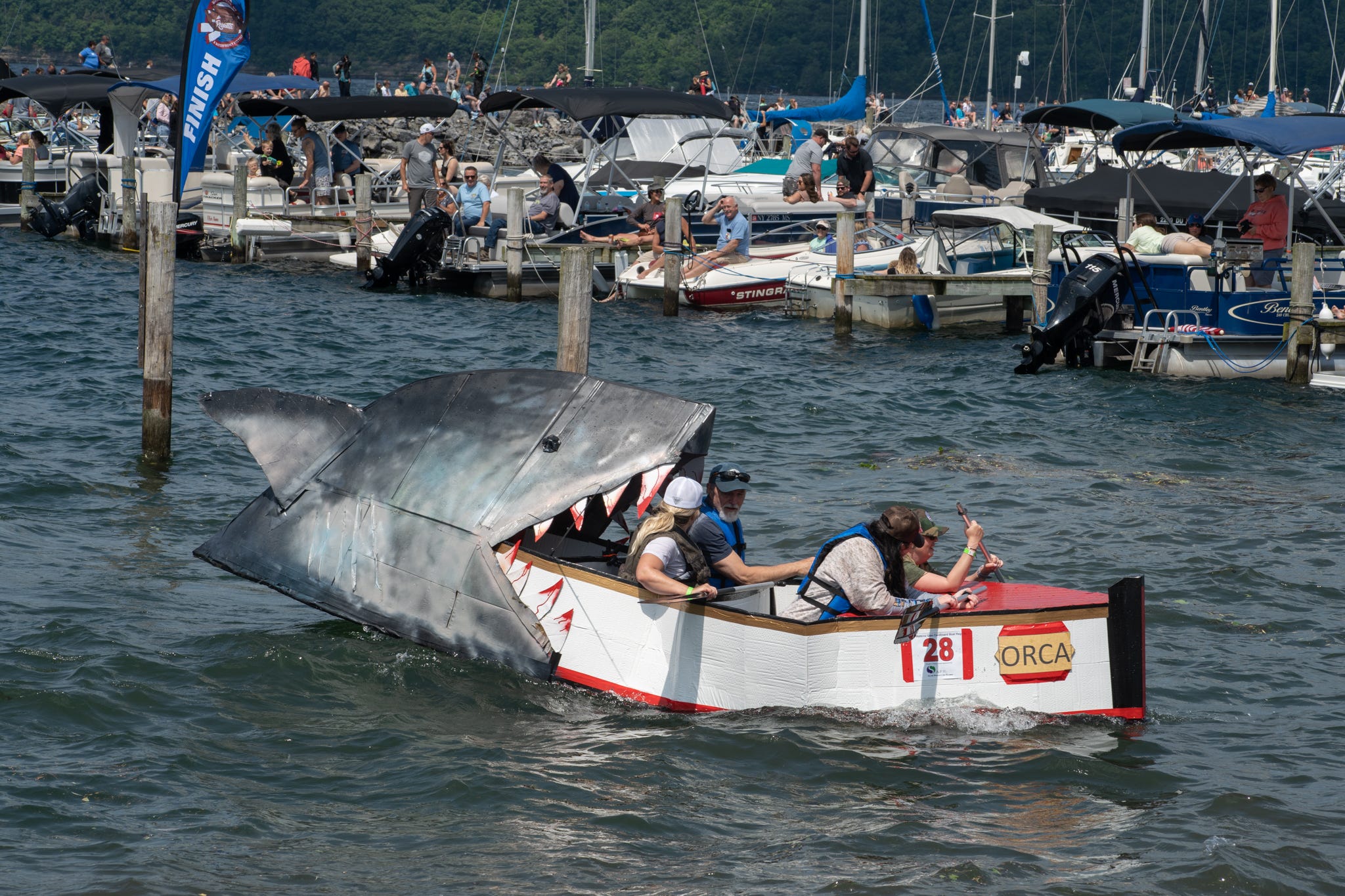 Waterfront festival, cardboard boat regatta hits Watkins Glen June 20