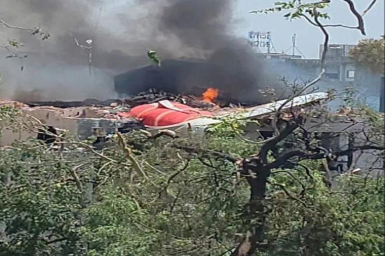 Air India plane crash: Jet to London with 242 on board explodes in huge ...