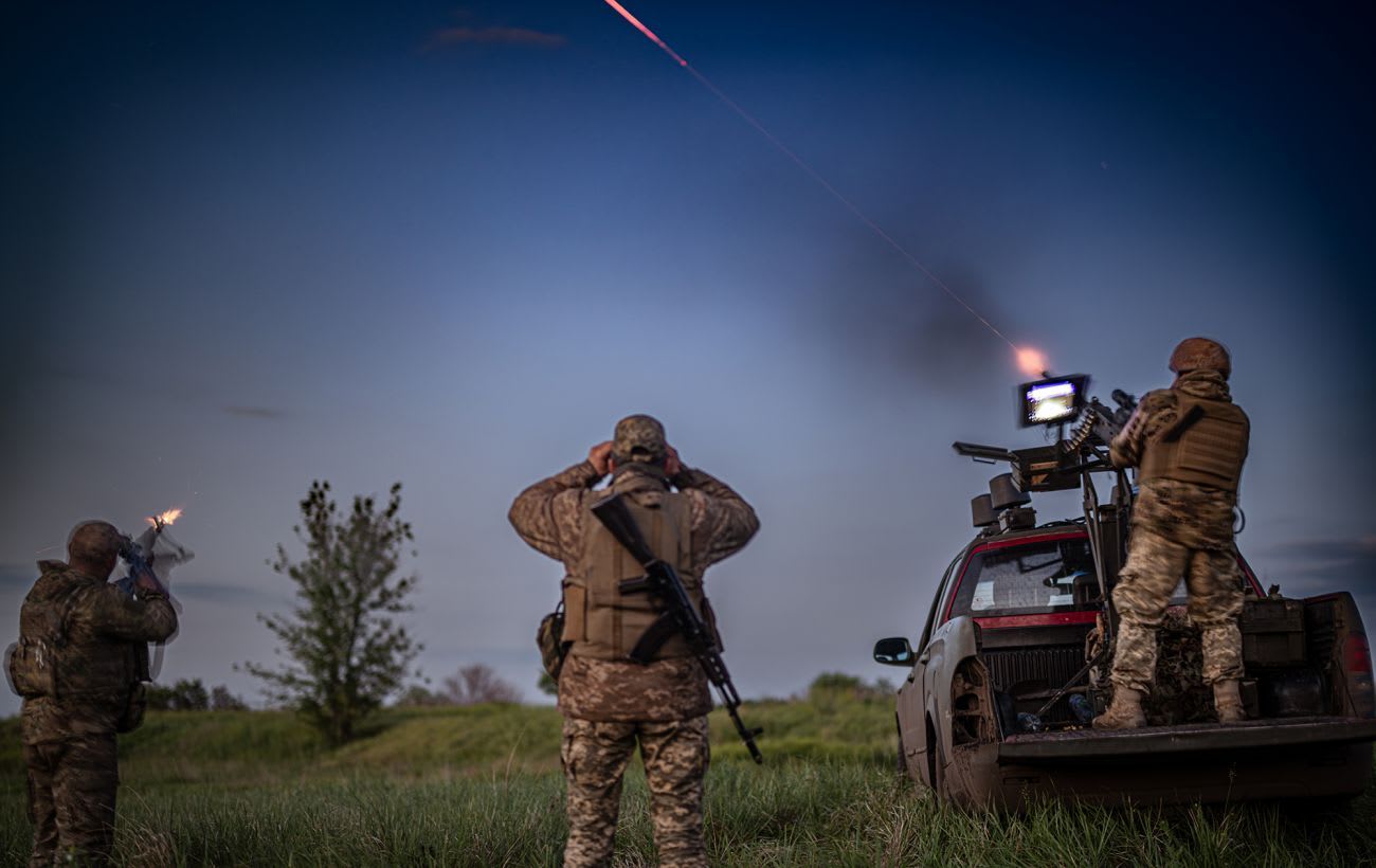 Russia launches nighttime drone strike from five fronts: Air defense ...