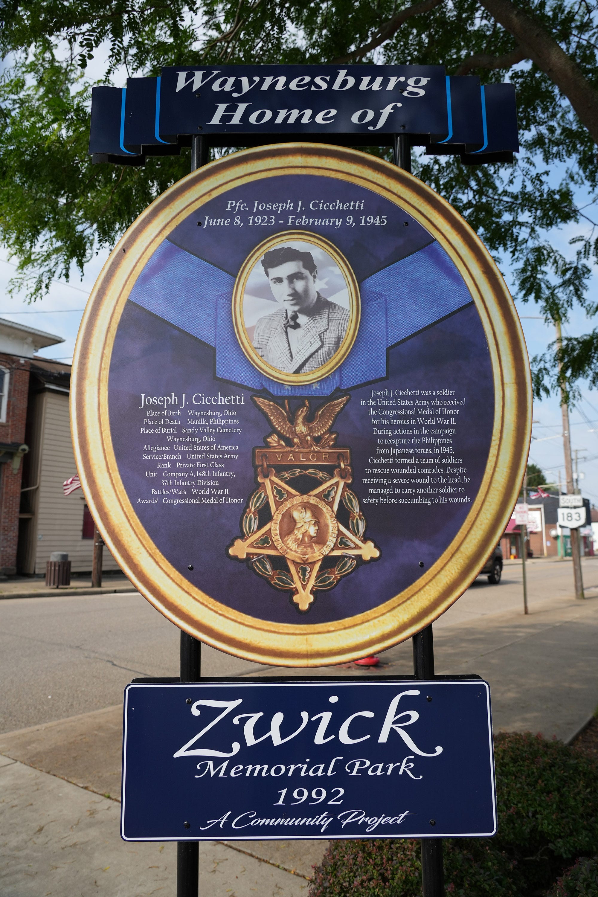 Waynesburg celebrates Congressional Medal of Honor recipient Joseph ...