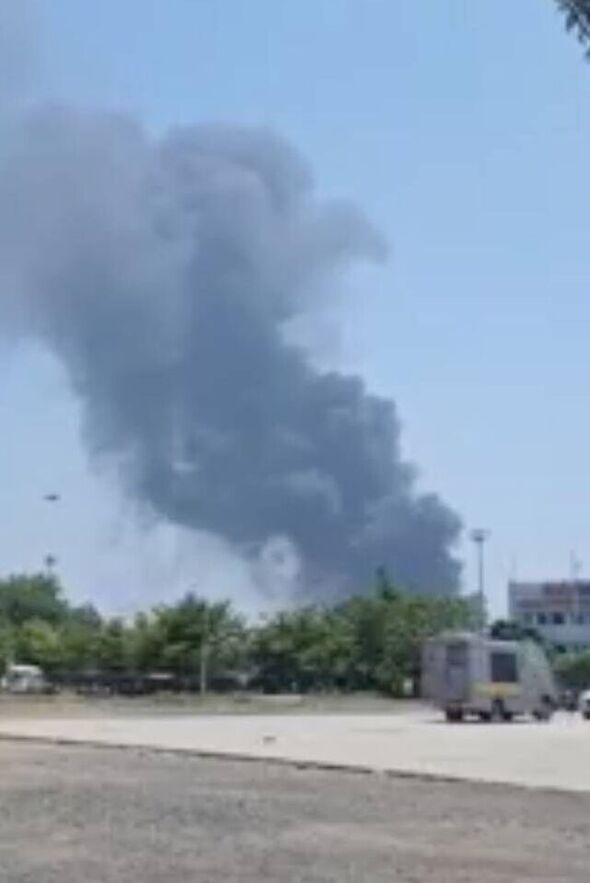 Air India plane with 244 on board explodes in smoke cloud post-takeoff