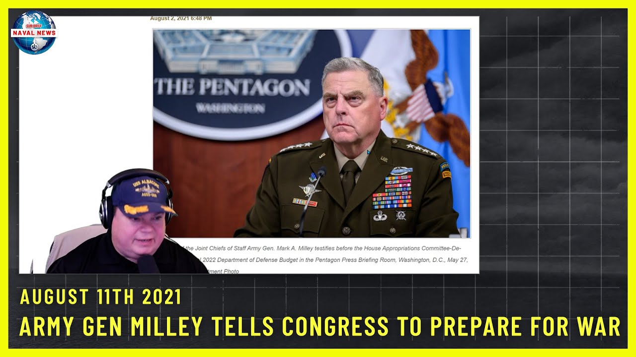 “Prepare for War”: General Milley’s Warning to Congress