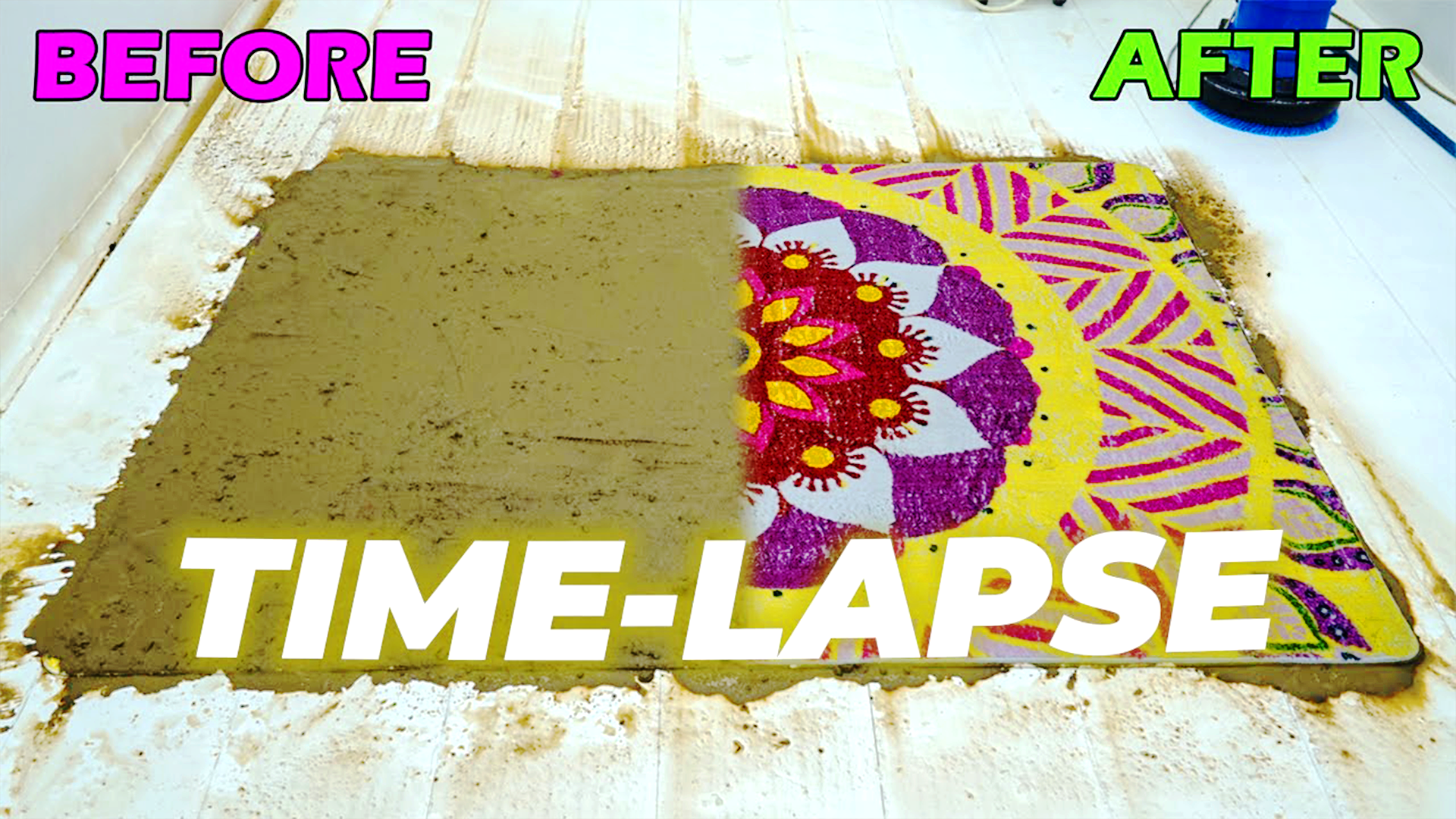 Timelapse Carpet Cleaning – Most Satisfying Transformation You’ll Ever See