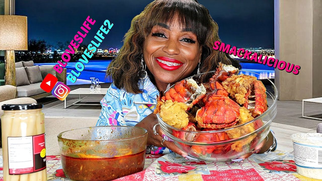 11 fried lobster tails in crispy butter coating