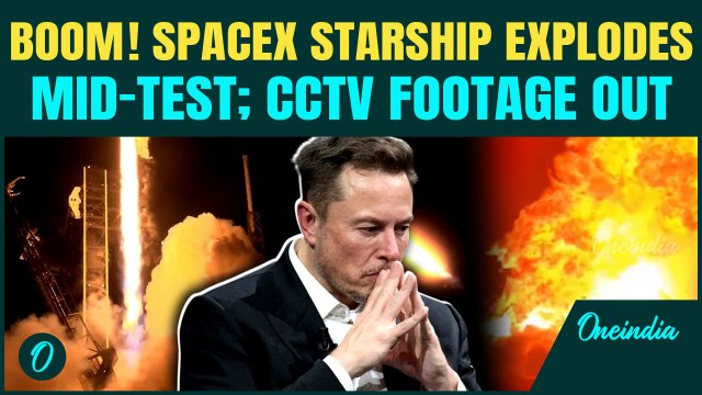 SpaceX Ship 36 Explodes in Massive Fireball|Musk’s Starship Destroyed ...