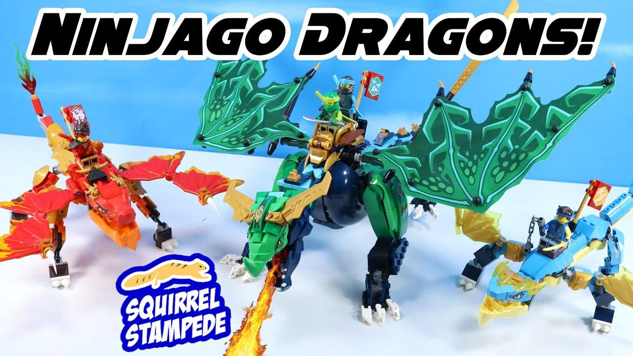 Lego Ninjago Legendary Fire Thunder Dragons Evo Speed Build Review