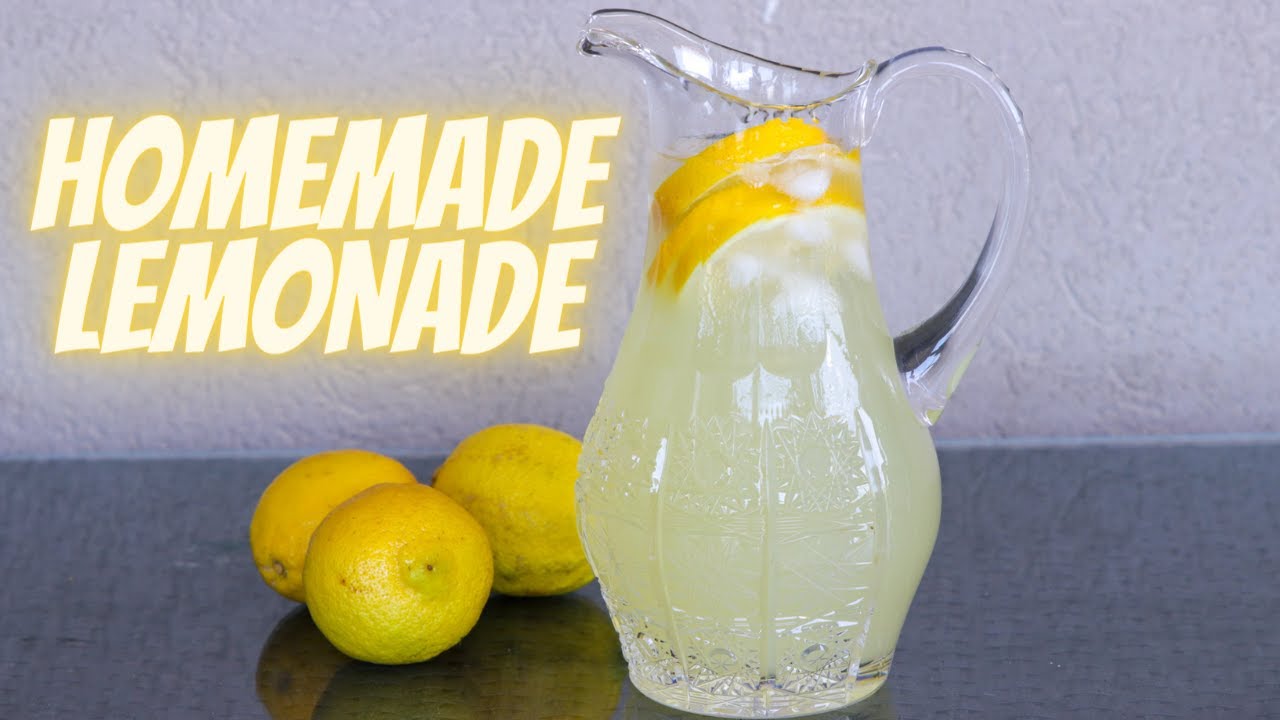 How to Make Homemade Lemonade | Perfect for Hot Days