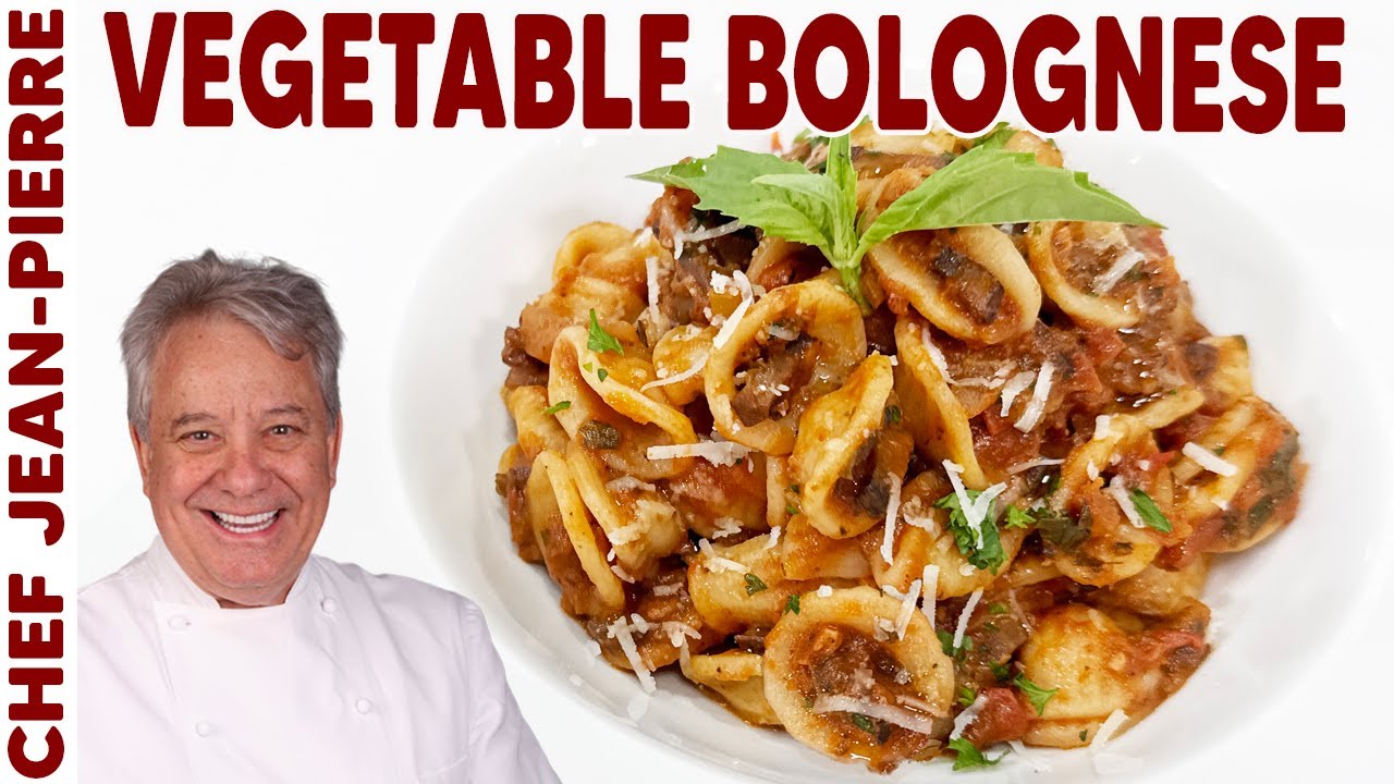 Chef Jean-Pierre’s Secret to a Meaty Sauce with Zero Meat